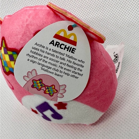 Squishmallows | Toys | Happy Meal Squishmallows Archie The Axolotl 25 ...